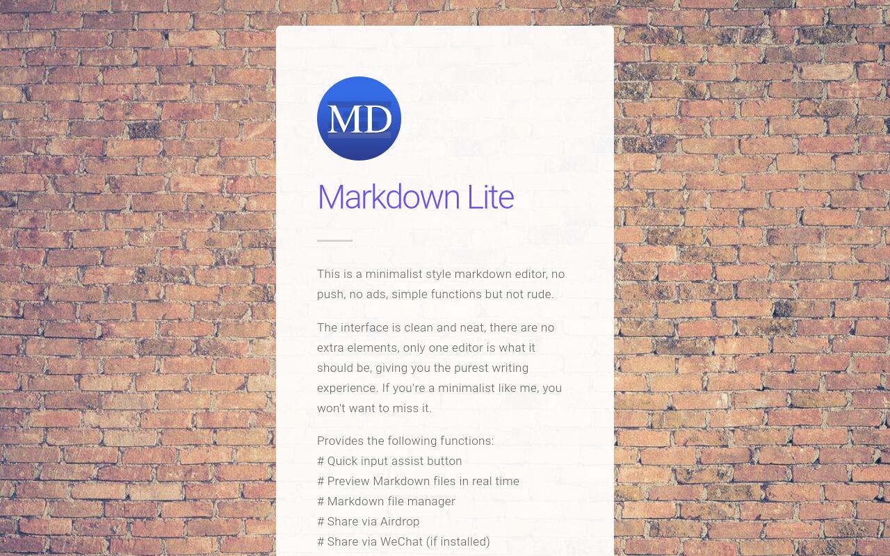 Markdown Lite